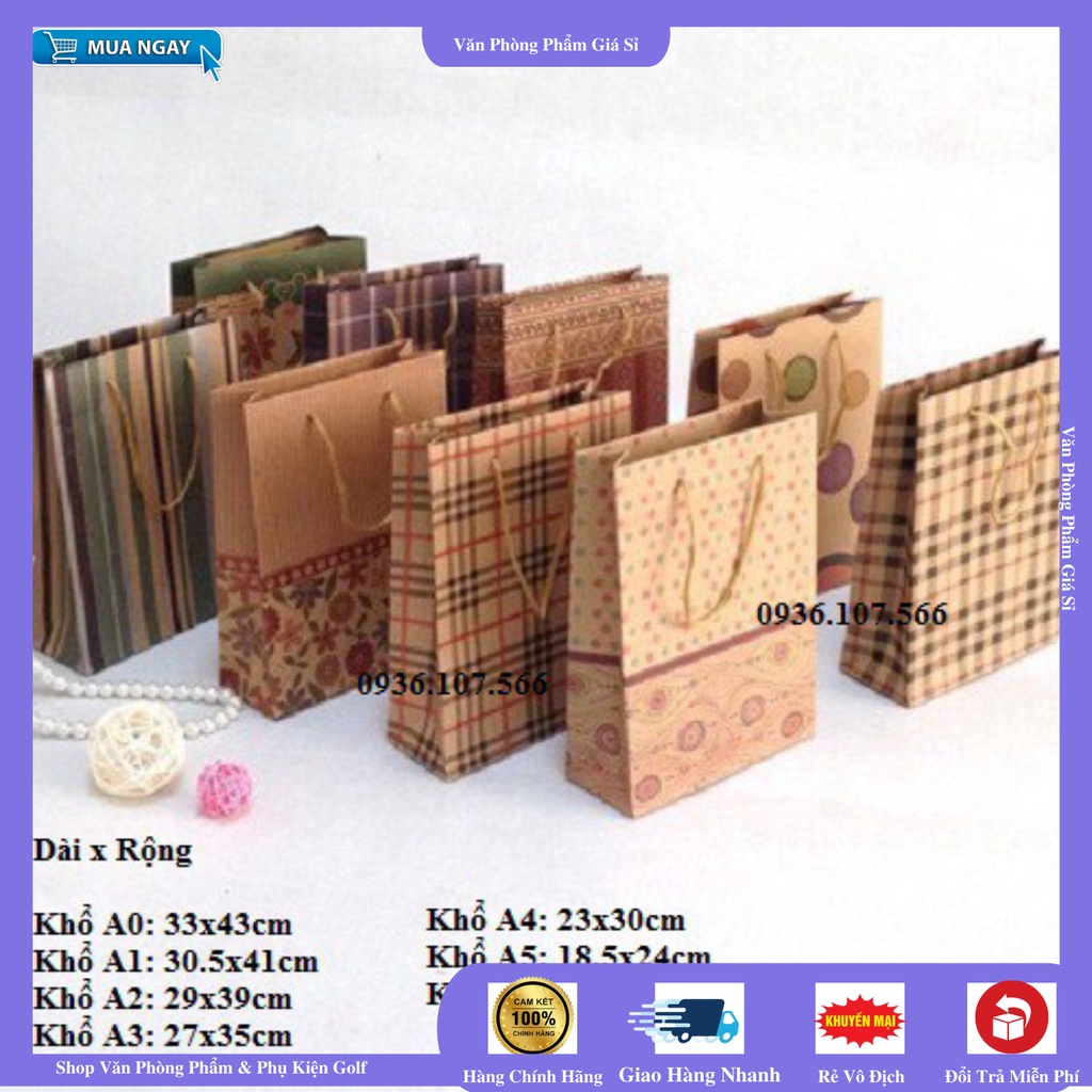 High-quality paper gift bags - All sizes A0-A1-A2-A3-A4-A5-A6 (1 piece ...