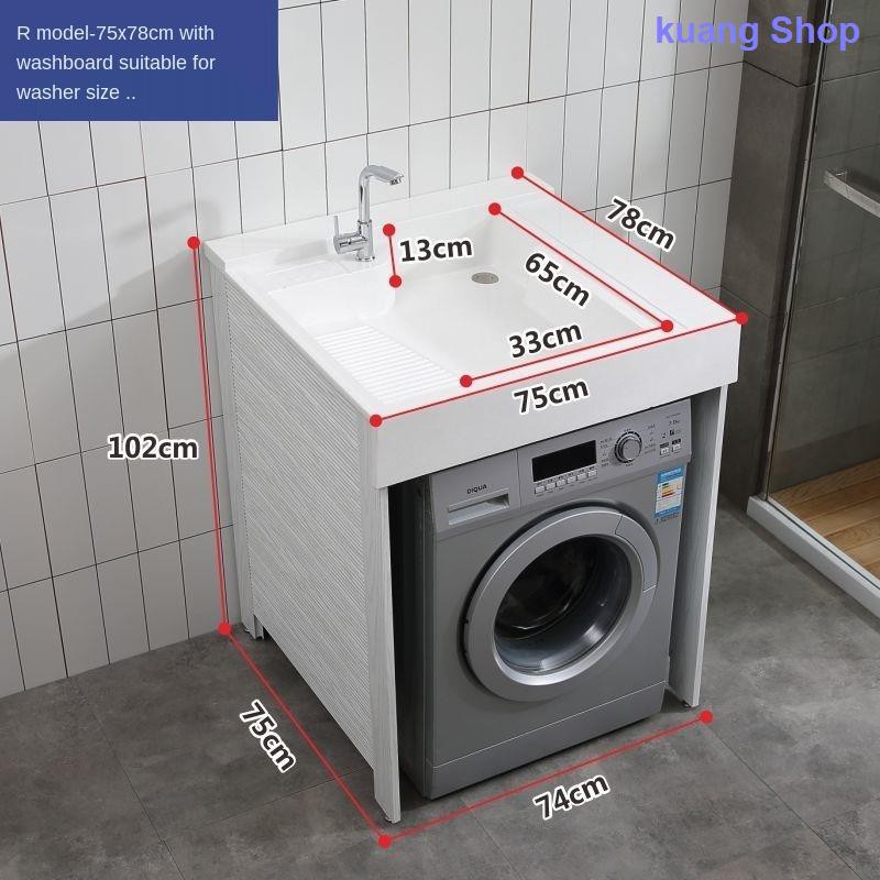 Balcony washing cabinet, integrated finished small size machine ...