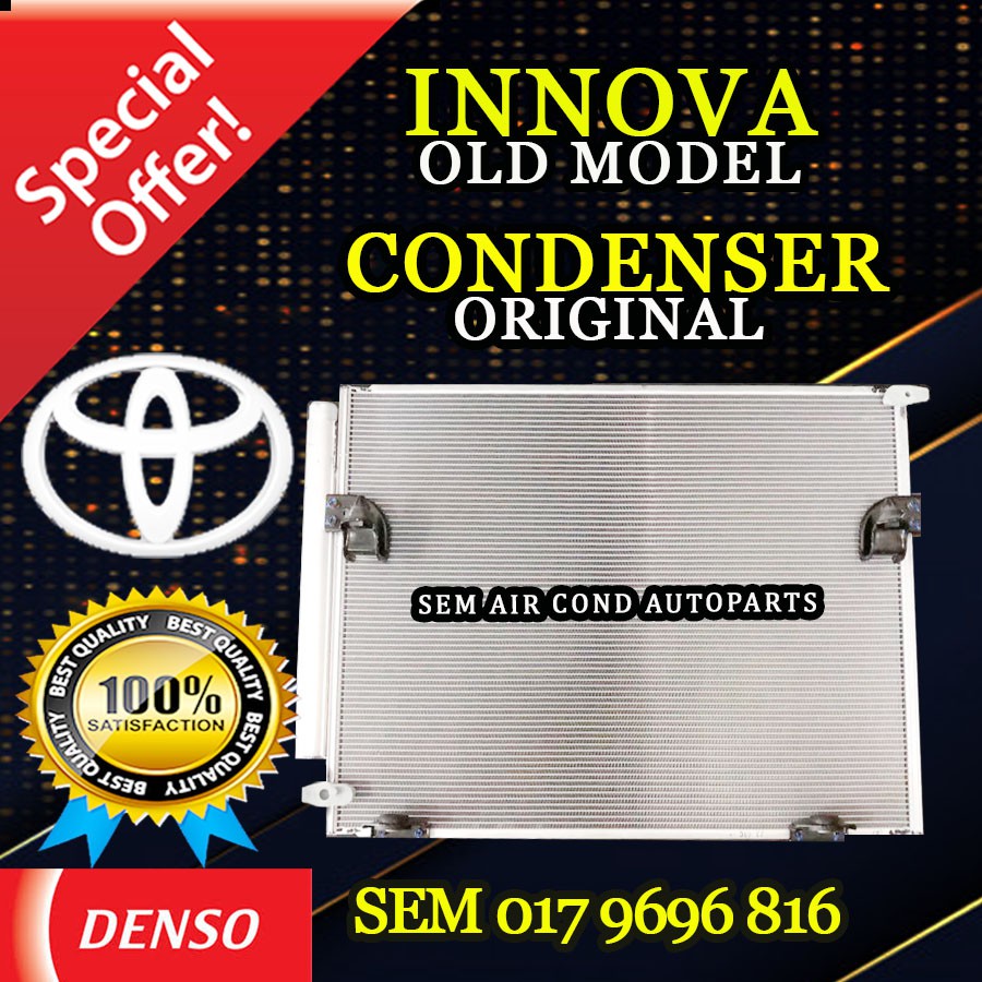 TOYOTA INNOVA OLD MODEL ORIGINAL DENSO ND CONDENSER/ KONDENSER (CAR ...