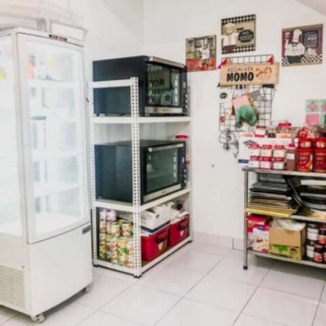 DIY Storage rack / rack boltless {raksa}( 5ft x 3ft x 1.4ft ) | Shopee ...