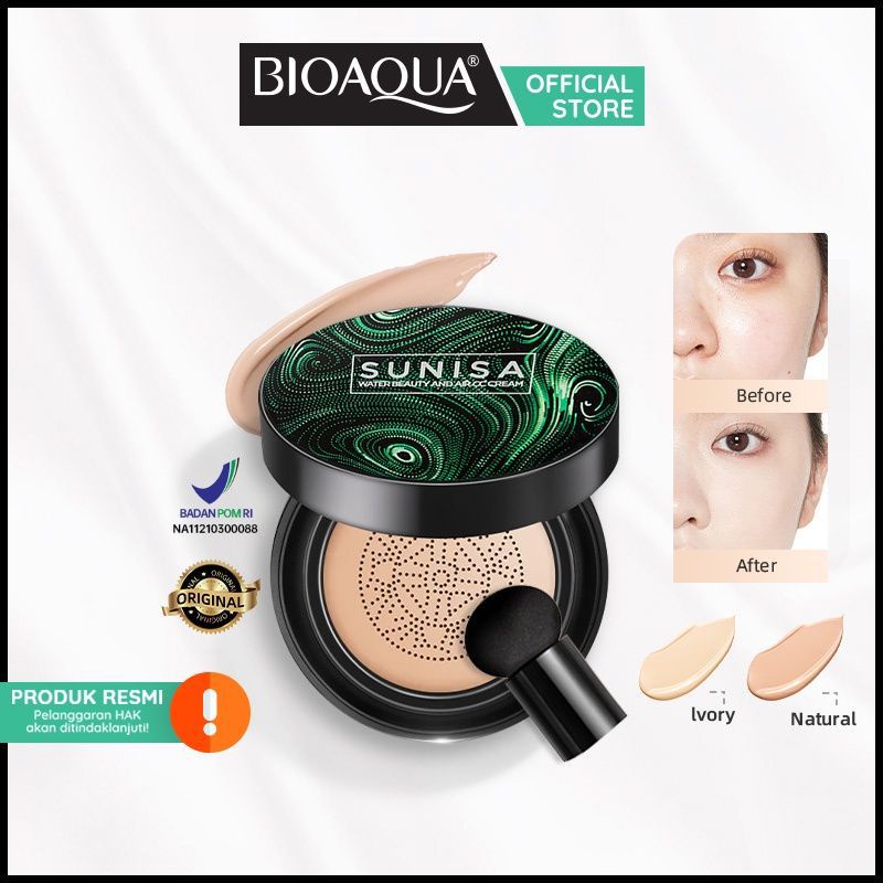 Bioaqua x Sunisa Air Cushion BB Cream CC Cushion 20g | Shopee Malaysia