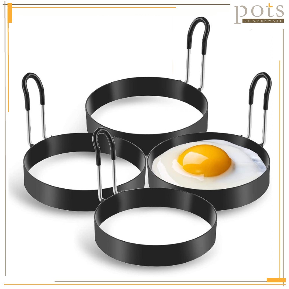 Non Stick Egg Ring Pancake Mold | Acuan Telur Tidak Melekat | 不粘圆形煎蛋模具 ...