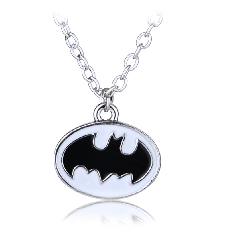 Cute Boy Bat Necklace Superhero Batman Necklace Pendant Men's and Women ...