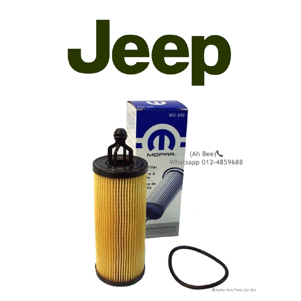 JEEP WRANGLER 3.6 (2014-2019) ENGINE OIL FILTER ORIGINAL 100% | Shopee ...
