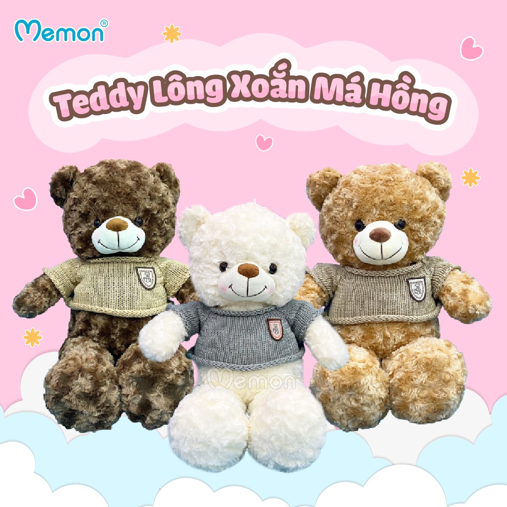 Memon Premium Blush Twisted Teddy Bear | Shopee Malaysia