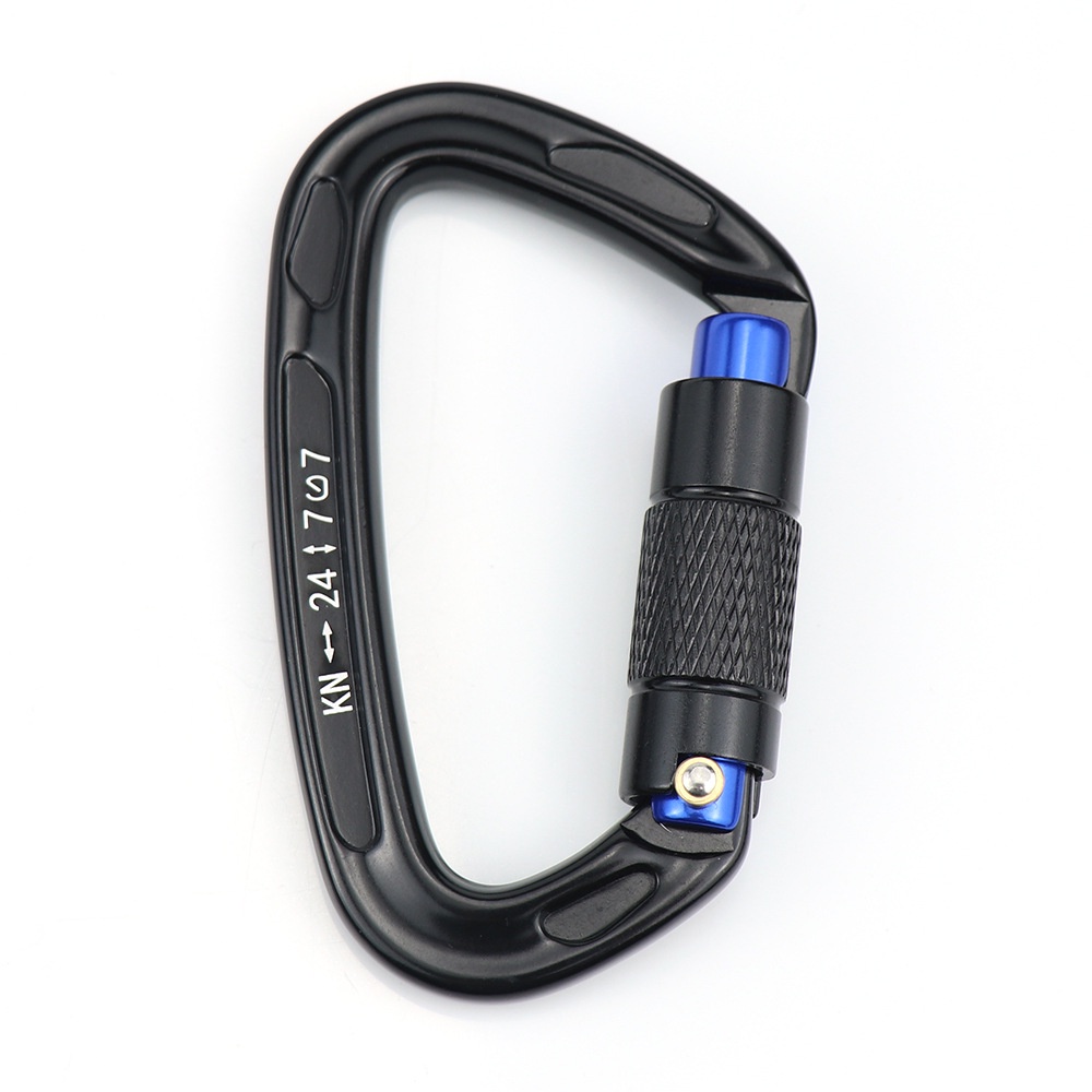 D Carabiner Climbing Buckle Mount Block T Fly 12kN, 24kN, 25kN Climbing ...