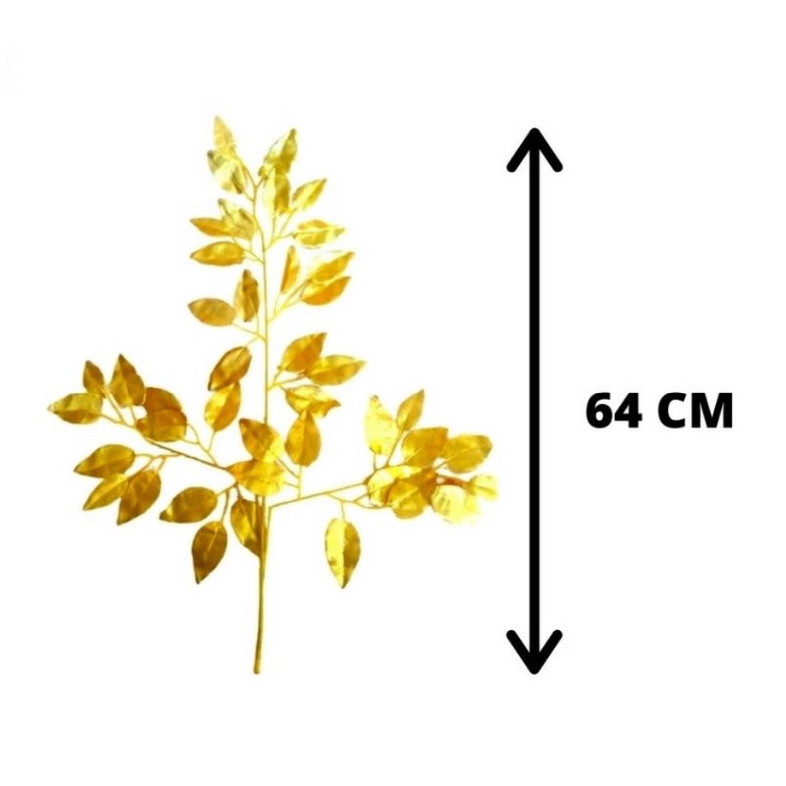 ARTIFICIAL GOLD LEAVES/新年装饰/发财果 /Daun Kipas Kering/daun/hiasan pelamin ...