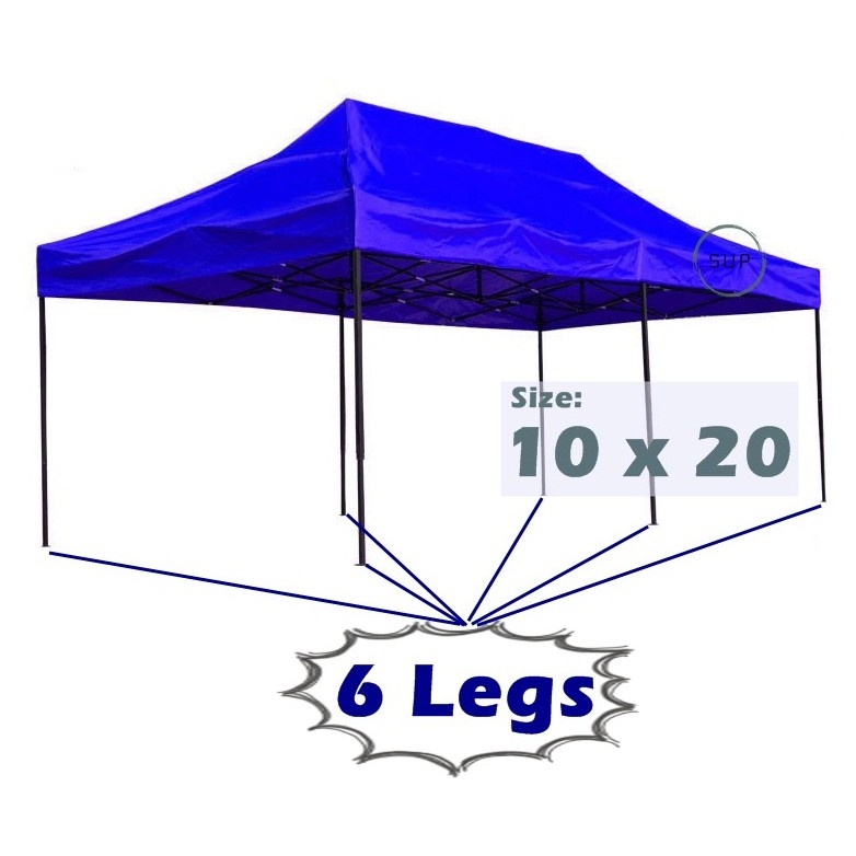 10x20 Ft Folding Canopy Set / Tent ( 3m x 6m )/ Kanopi / Khemah ...