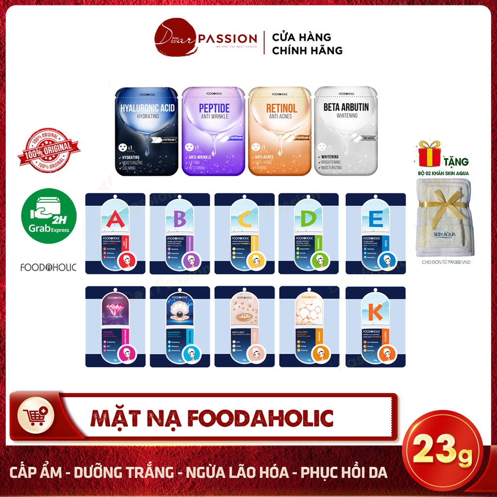 Foodaholic Essential Mask Comprehensive Skin Care Mask 23g | Shopee ...