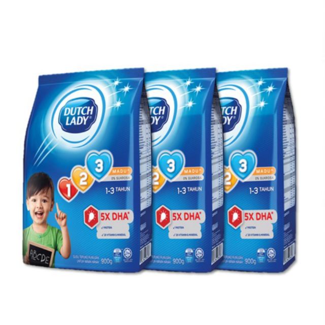 Dutch Lady 123/456 Formula Milk (850g X3) | Shopee Malaysia