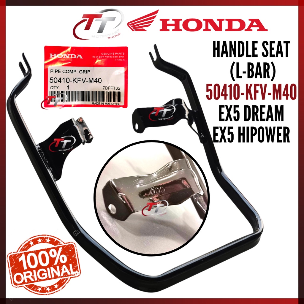100% ORIGINAL HONDA AAP HONDA EX5 DREAM EX5DREAM EX5 HP L BAR LBAR Seat Bar Sagam Sagang Rear ...
