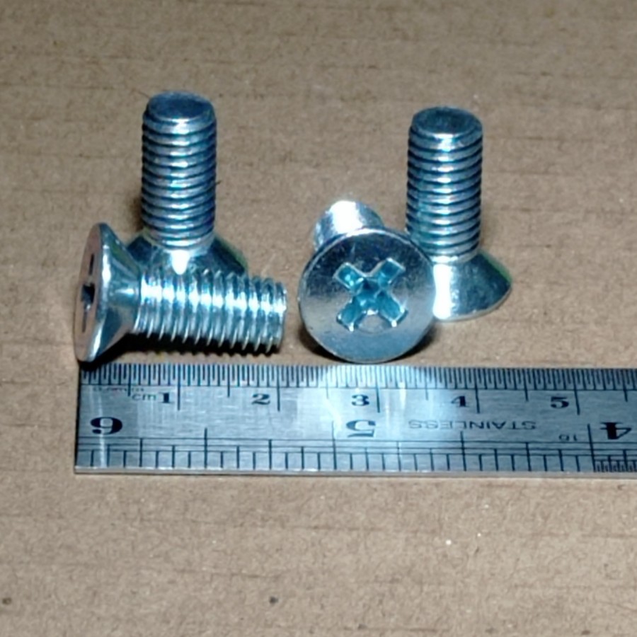 MESIN Jf BOLT M8 X 20 FLAT HEAD M8X20 LENGTH 2CM 2 CM 8X20 8 X 20 MM ...