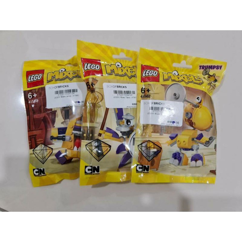 LEGO 41560+41561+41562 MIXELS - Jamzy+Tapsy+Trumsy (NEW) | Shopee Malaysia