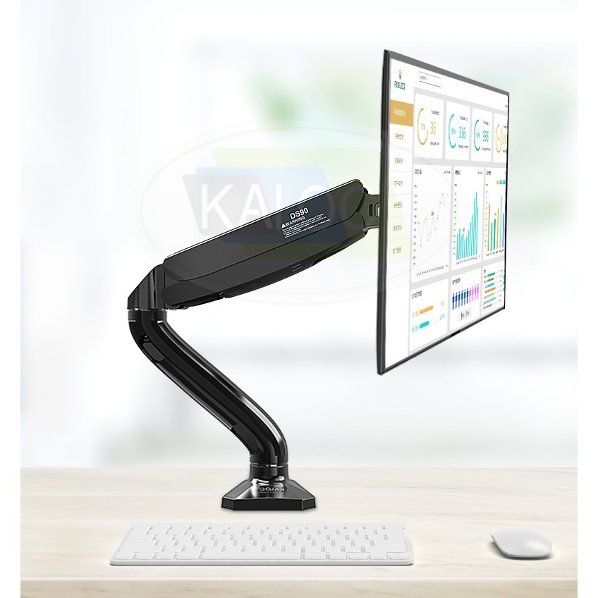 KALOC DS90 17 - 32 Inch Gas Strut TV Monitor Mount Bracket Desk Holder ...