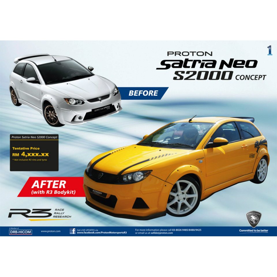 Satria neo S2k v2 bumper s2000 betong bodykit | Shopee Malaysia