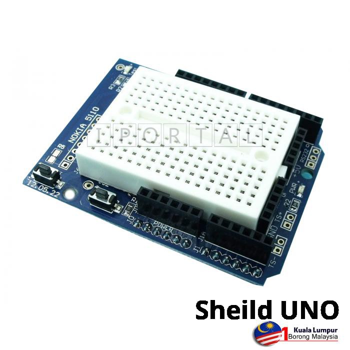 UNO R3 Prototyping Prototype Shield with Mini Breadboard for Arduino ...