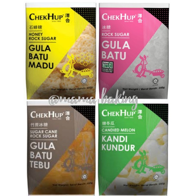 ChekHup 250g Rock Sugar/Candied Melon/Gula Batu/Sugar Cane/Honey 冬瓜糖/冰糖 ...