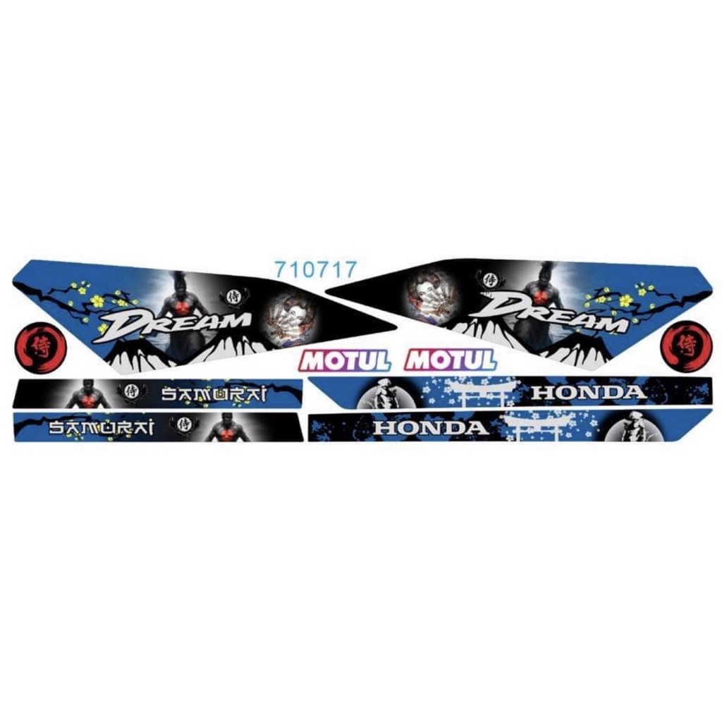 🌹terbaru ex5 dream samurai japan sticker design vietnam custom made ...