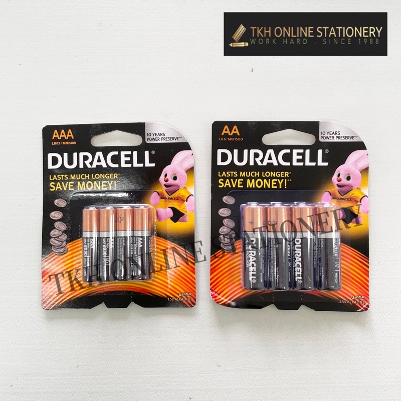 Duracell Alkaline Battery AA/ AAA 1.5V LR03/ LR6/ Bateri Duracell/ 电池 ...