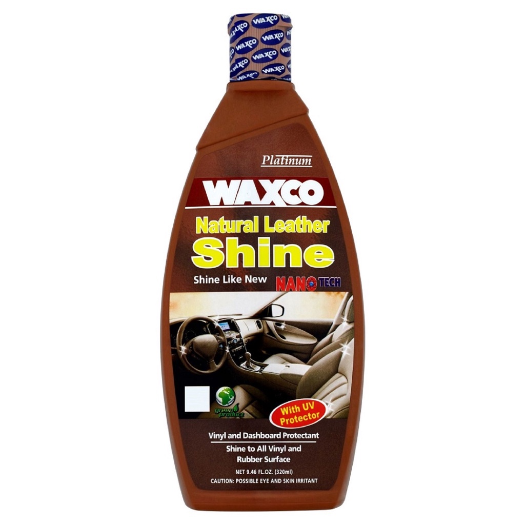 Waxco Platinum Natural Leather Shine (320ml) | Shopee Malaysia