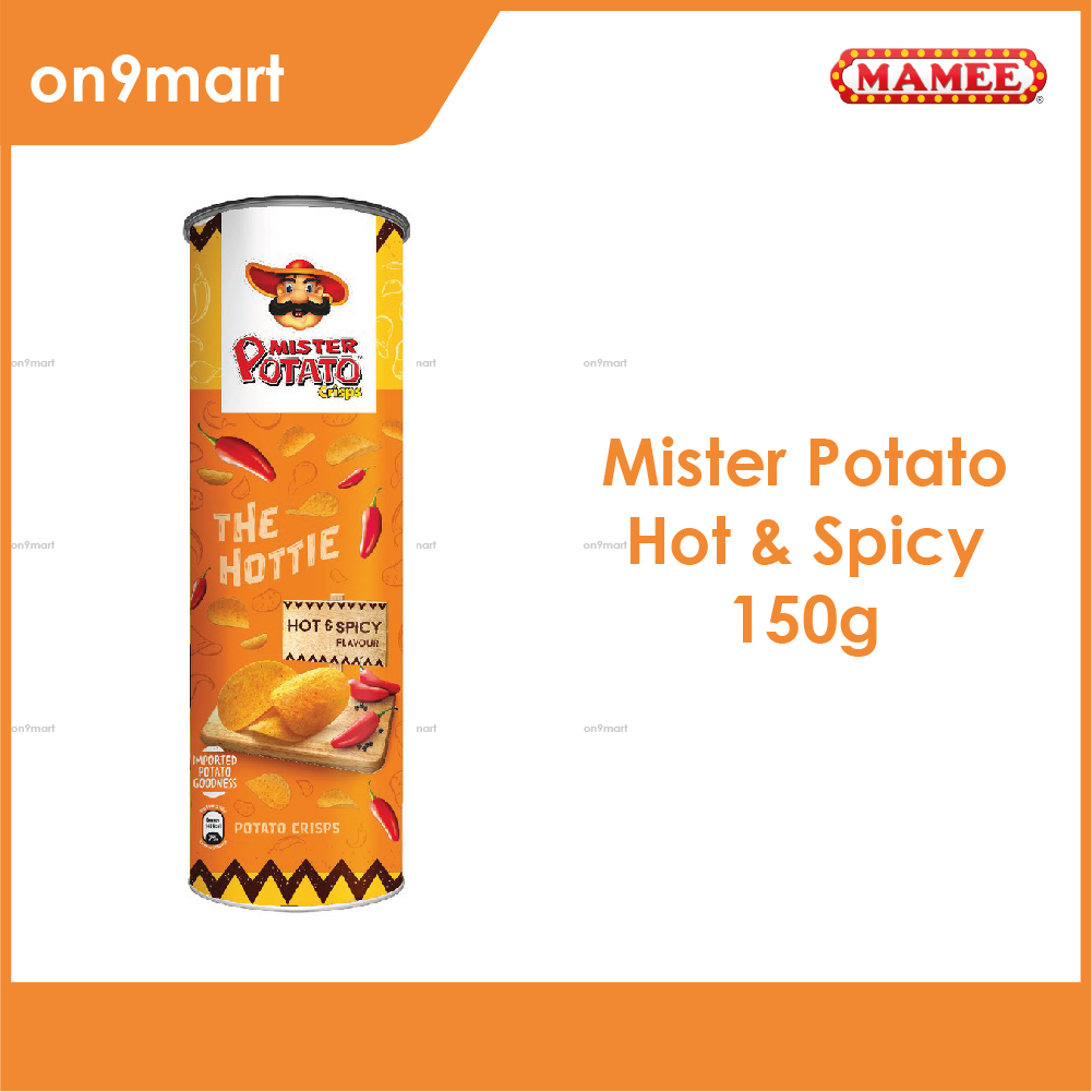 Mamee Mister Potato Crisps Hot & Spicy Snacks 150g | Shopee Malaysia