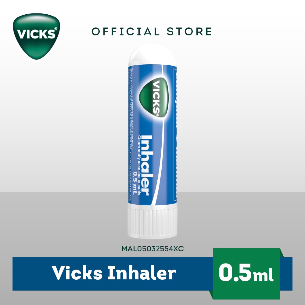 Vicks Inhaler Clear Stuffy Nose Due To Colds (0.5ml) | Shopee Malaysia