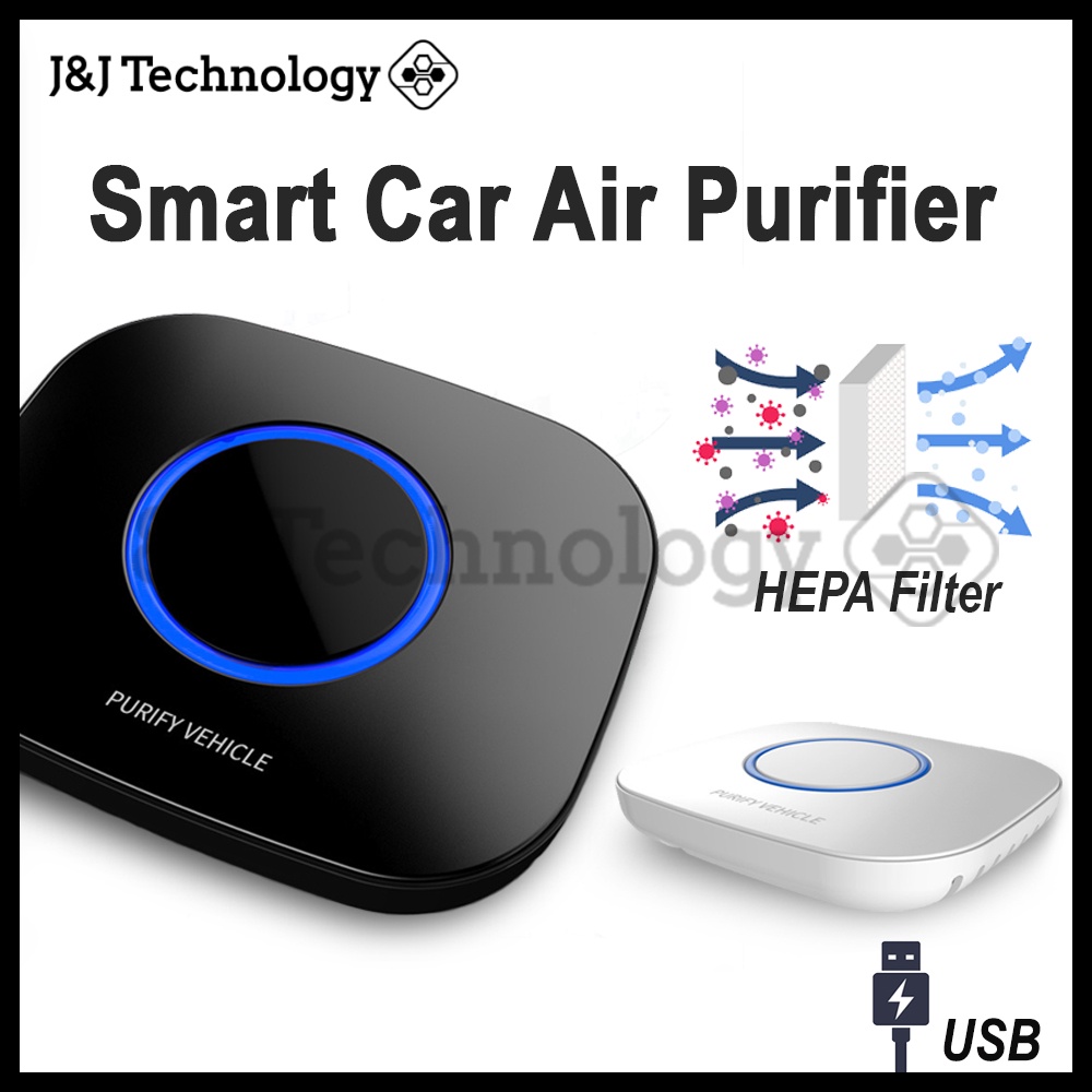 JNJ Technology USB Smart Home/ Car Air Purifier Fresh Oxygen Ionizer ...