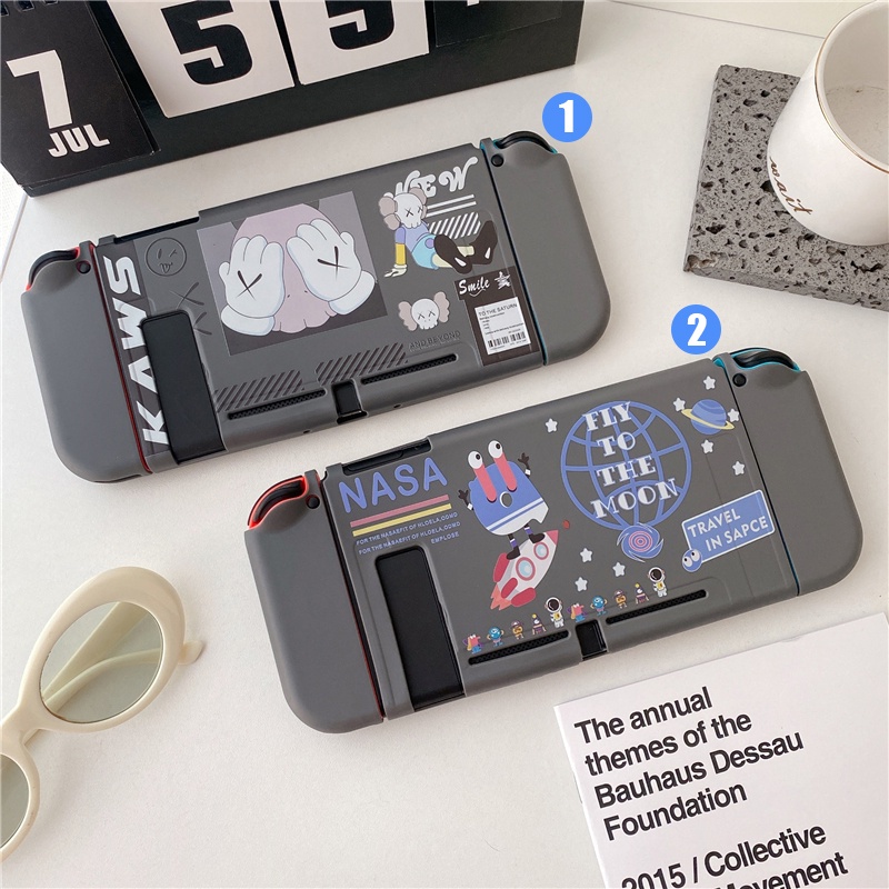 Nintendo Switch OLED Casing【FLY TO THE MOON】Cartoon Theme Soft Shell ...