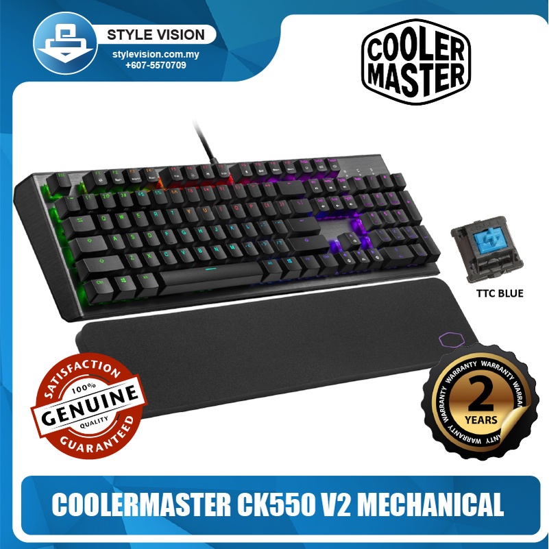 Cooler Master CK550 V2 RGB TTC Mechanical Gaming Keyboard | Shopee Malaysia