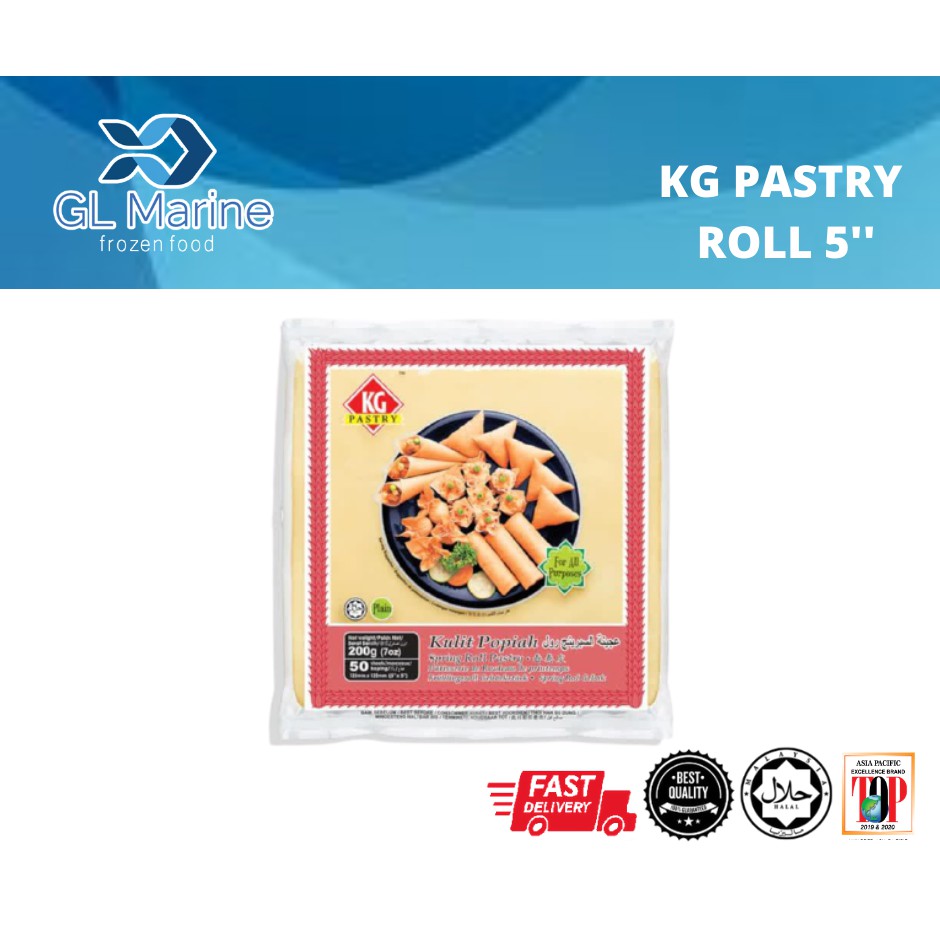 KG PASTRY SPRING ROLL PASTRY 5" (200GM) | Shopee Malaysia