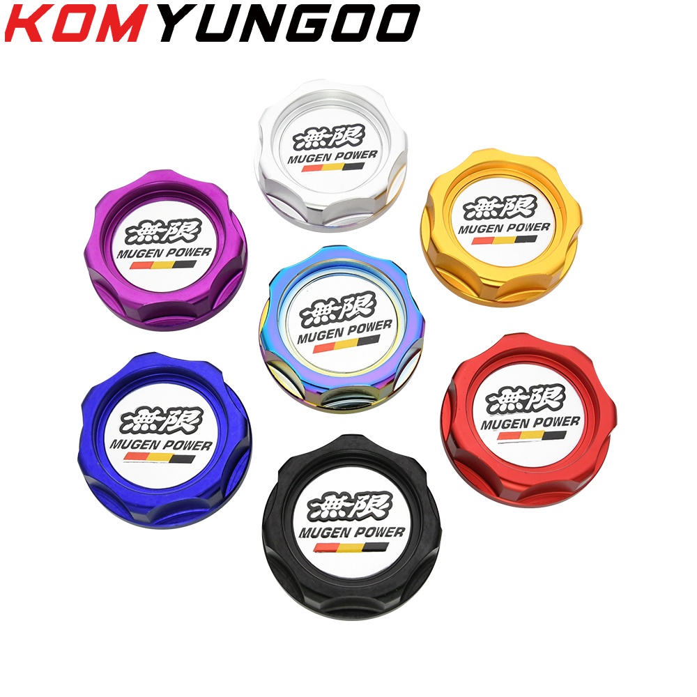 Car Styling Aluminium Engine Oil Cap MUGEN Logo Emblem Oil Tank Caps ...