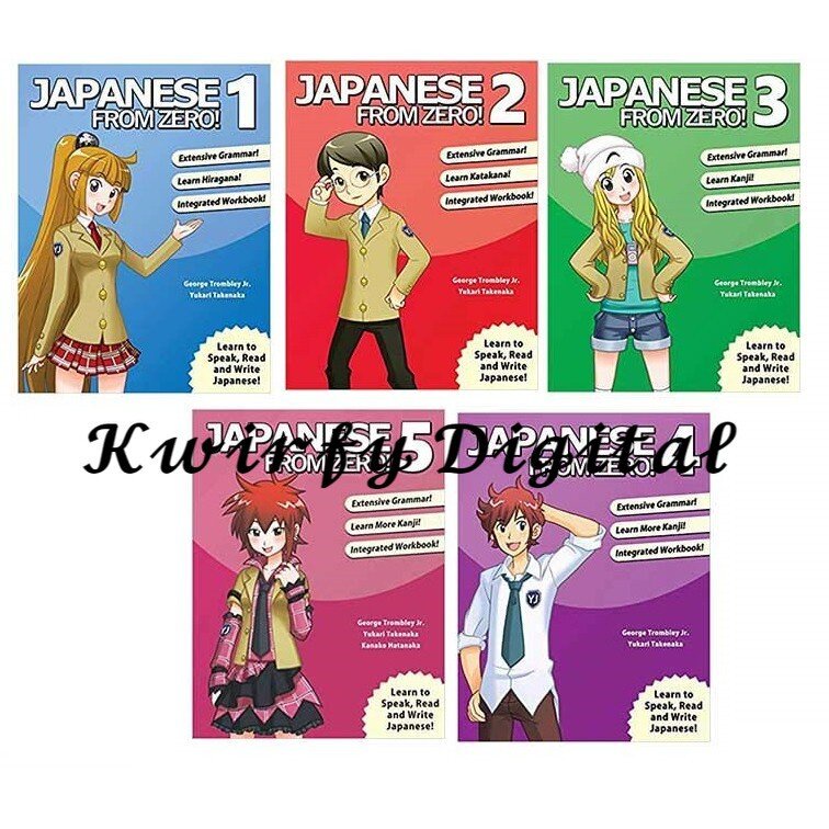 5IN1- Japanese from Zero 1-5 🍂 Japanese Beginners to Advanced | Shopee ...