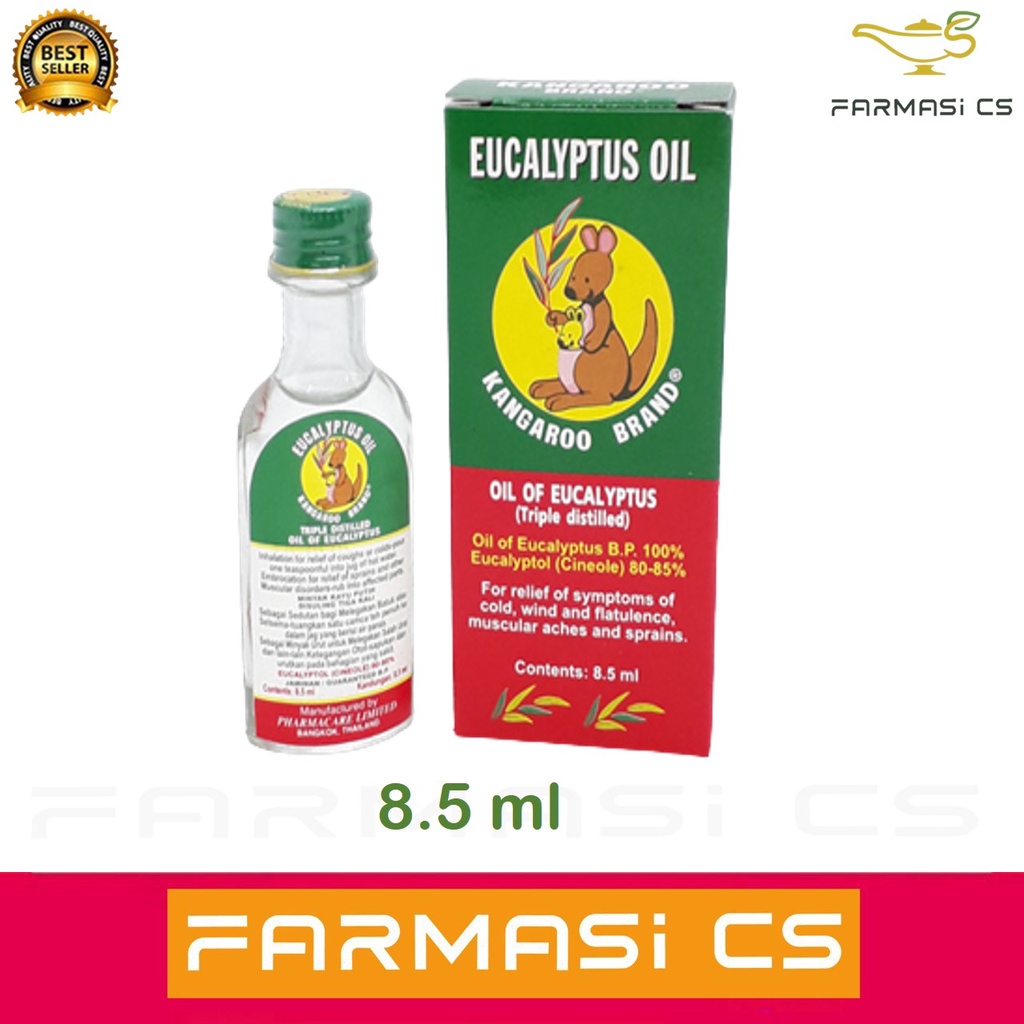 Clearance Kangaroo Brand Eucalyptus Oil 8.5mL EXP:08/2025 [ FARMASI CS ...