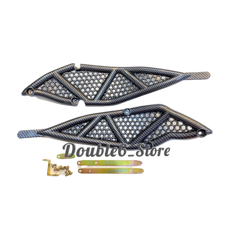 RSX150 ENGINE SIDE COVER V1 CARBON AND COLOUR RSX WINNER-X CRASH BAR ...