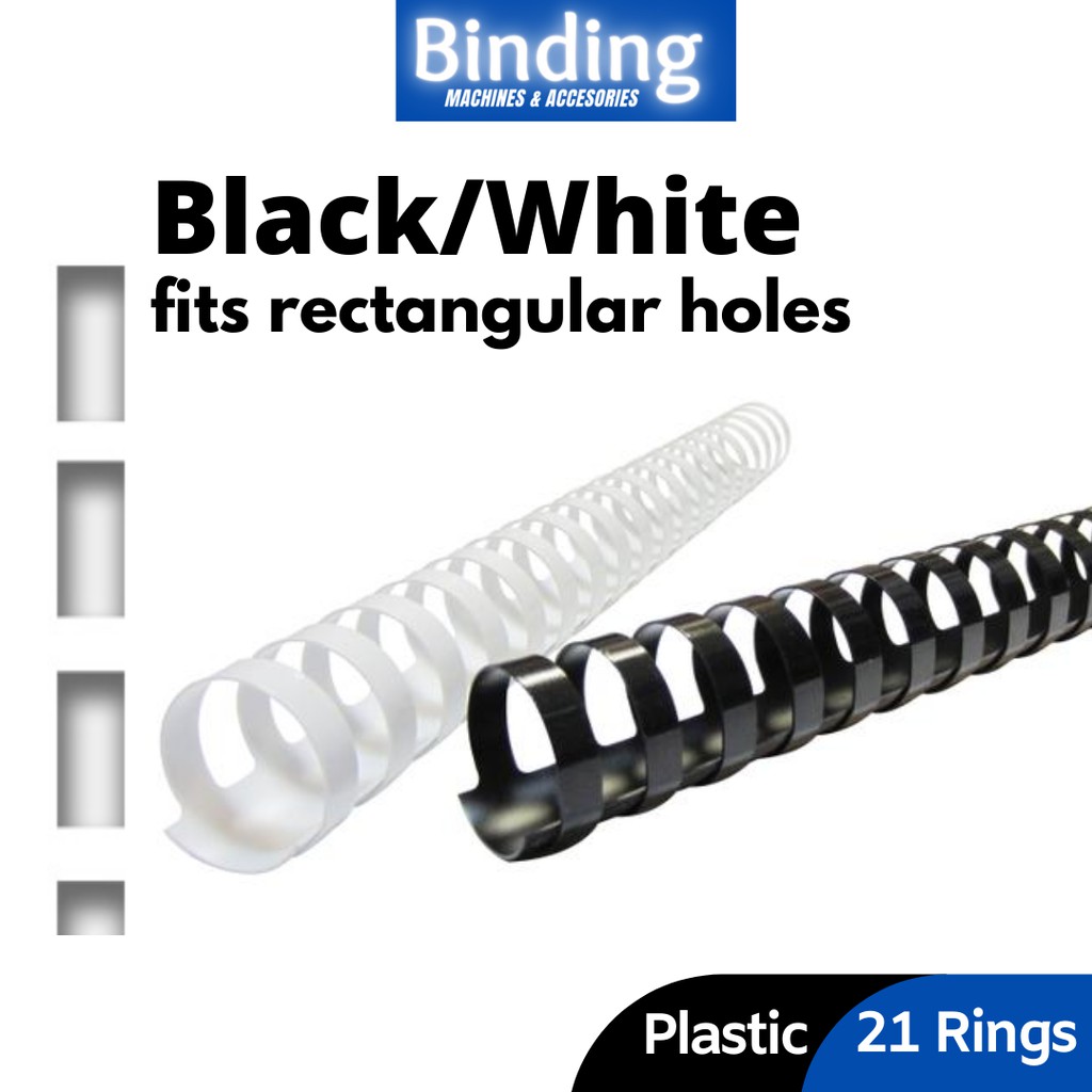 Plastic Comb Binding Rings Binding Comb Ring Comb Binding For Book Binding Black White