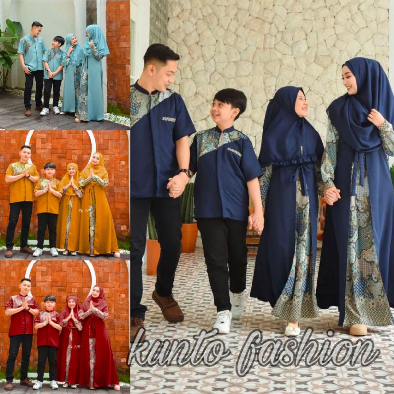 Standard And jumbo Family set luxury gamis | Shopee Malaysia