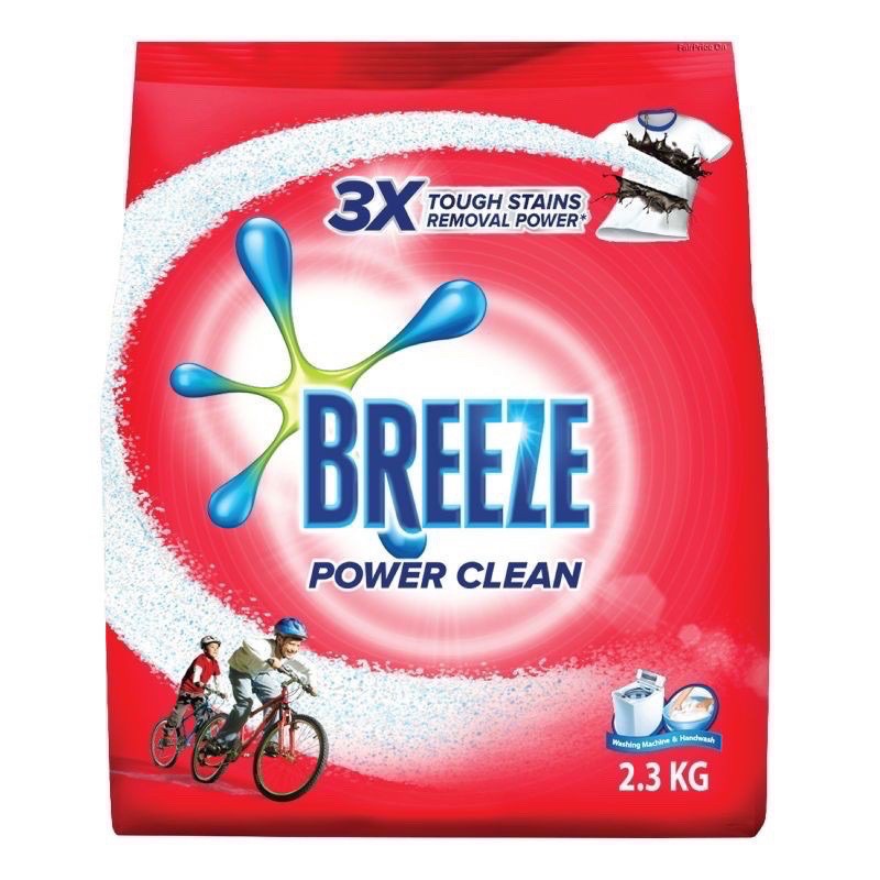 Original Breeze Power Clean Powder Detergent 2.3kg (Repacked) | Shopee ...