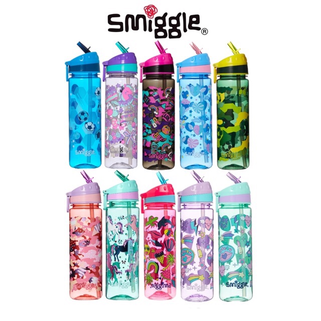 SMIGGLE Stylin Drink Up Water Bottle | Shopee Malaysia