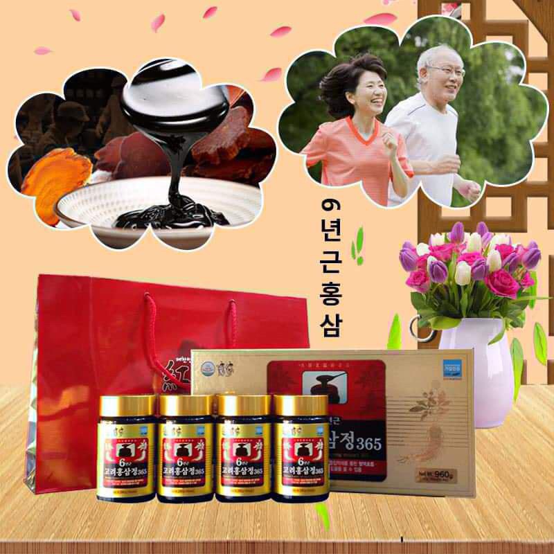 korea Red Ginseng Extract Gold 6 Years Saponin 240g X 4EA Panax Bottle | Shopee Malaysia