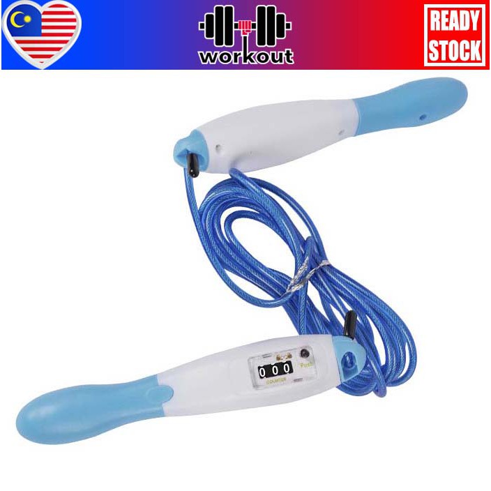 Auto Count Adjustable Steel Wire Skipping Rope/Jumping Rope With Rotary ...