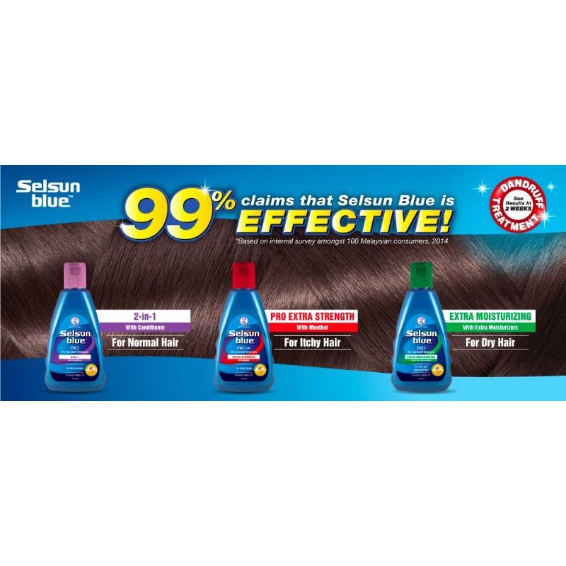 Selsun Blue Pro 2-in-1 Treatment Shampoo/Pro X Extra Strength Anti ...