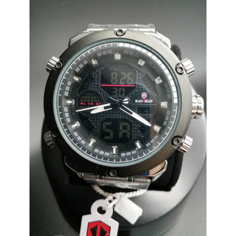 KADEMAN ANALOG/DIGITAL WATCH STAINLESS STEEL K9039 | Shopee Malaysia
