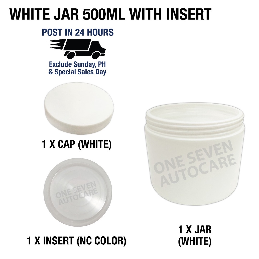 HDPE JAR CONTAINER WITH INSERT 500G ( 300G ) | Shopee Malaysia