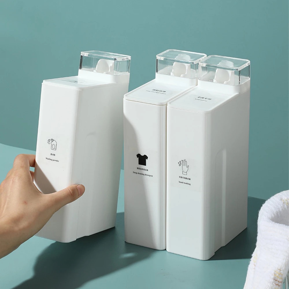 Household Washing Powder Storage Box / Large Plastic Bottle for ...