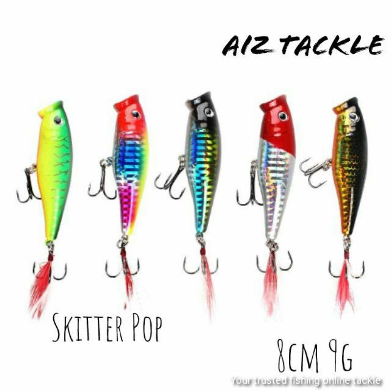 Gewang Aiz skitter pop / Popper / topwater / killer siakap toman Bulan ...