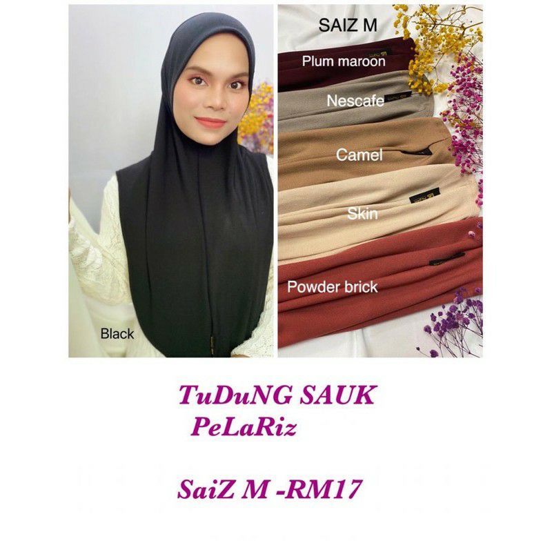💋TUDUNG SAUK PELARIZ READY STOK💋FREEGIFT🎁 | Shopee Malaysia