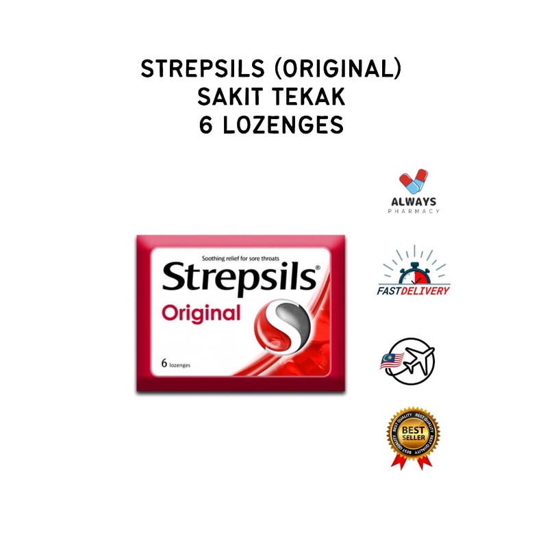 STREPSILS (ORIGINAL) 6'S | Shopee Malaysia