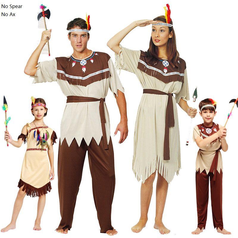 Tassel Women Indian Costume Native America Outfit Halloween Fancy Dress ...