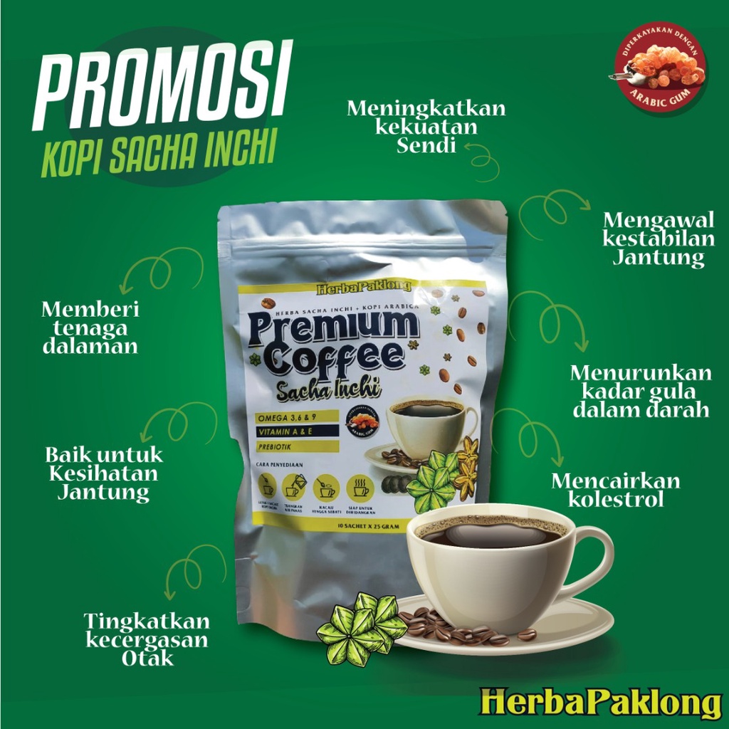 KOPI SACHA INCHI ARABIC GUM | SACHA INCHI OIL | KATA OMEGA 3 6 9 | KOPI ...