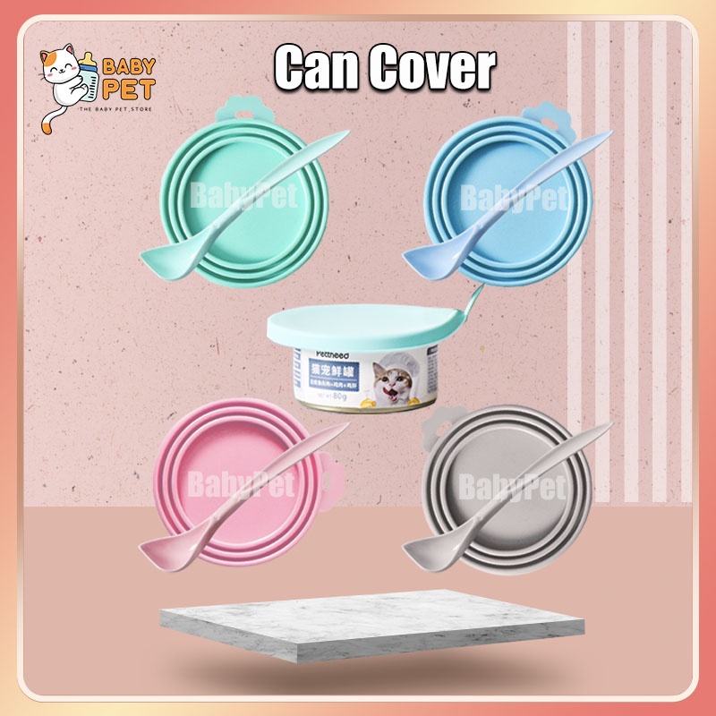【Ready Stock】Pet Can Lid Cover Can Cover Cat Silicone Reusable Seal ...